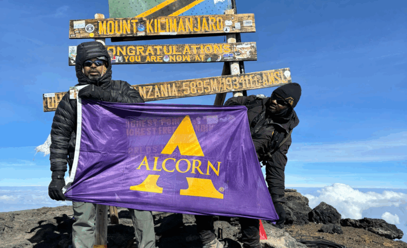 Alcorn alum Chavez Carter reaches Kilimanjaro summit, plants university ...