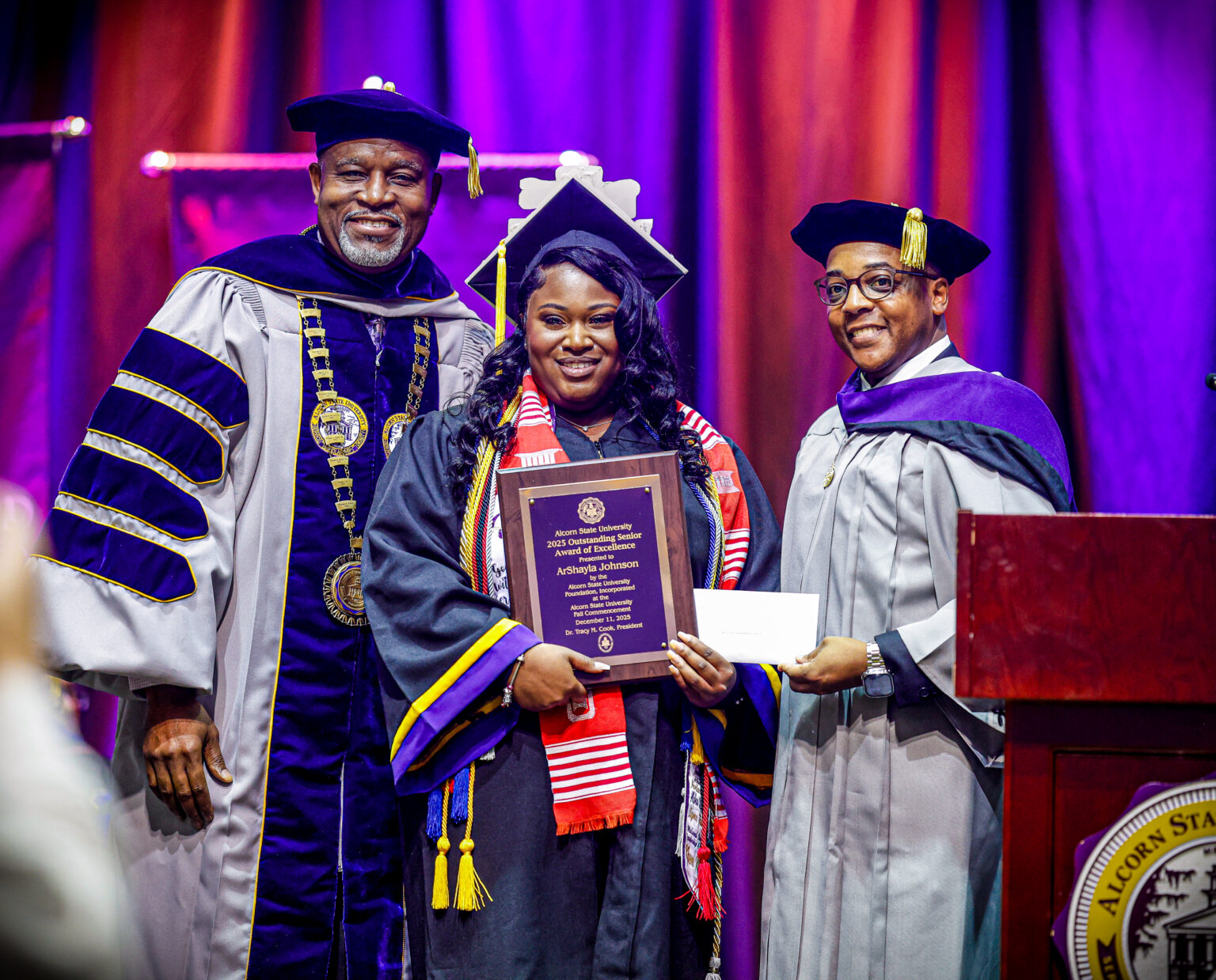 Alcorn State graduates 283, AWS executive donates $26,000 - Alcorn ...